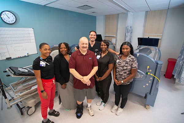 Healing via Hyperbaric Chamber at WakeMed Wound Care: Lance Tornatore's ...