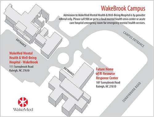 WakeMed Mental Health & Well-Being Hospital - WakeBrook | WakeMed